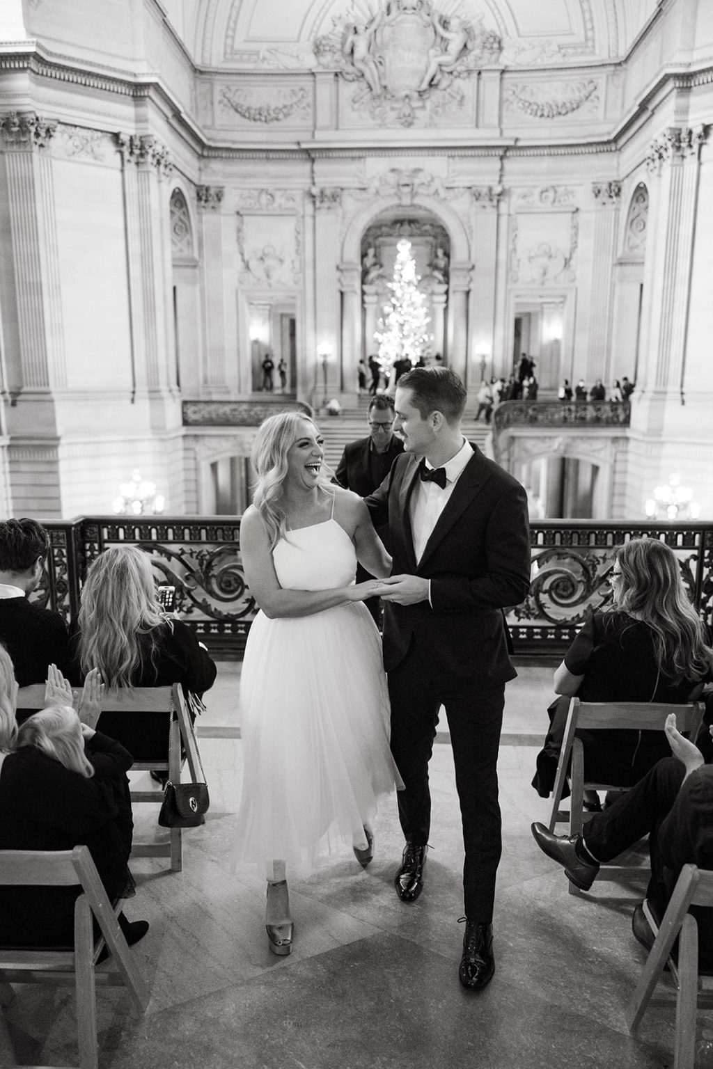 Modern Cool City Hall Elopement - San Francisco Urban Winter Elopement ...